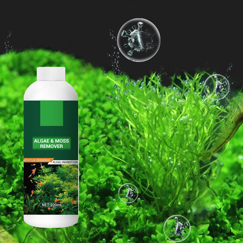 🎉Buy More Save More💥 Algae & Moss Remover for Fish Tank and Fish Pond ...